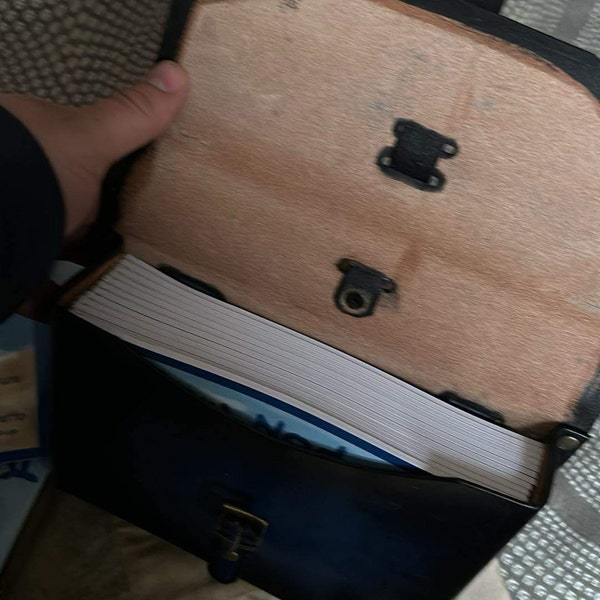 Leather Rectangle Pouch Large for Phones Cosplay Ren Faire Sca Larp ...