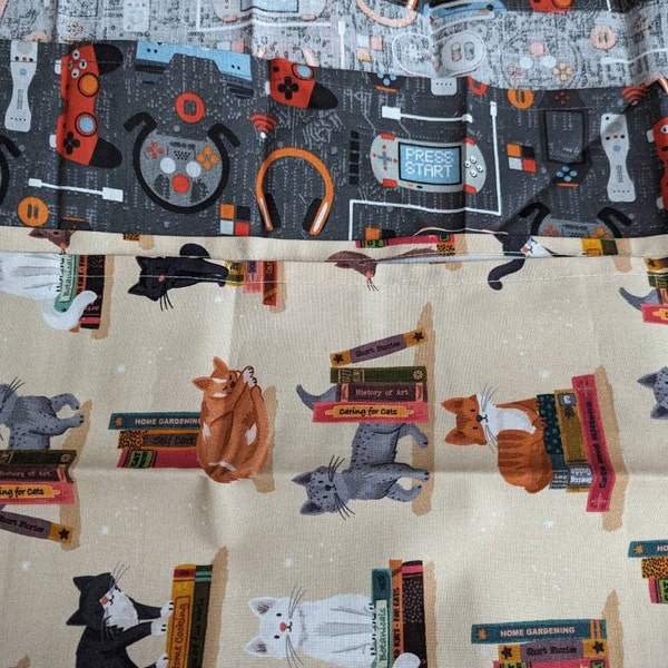 Cats With Books SMALL Handkerchief for Men and Women. Rip Snorter ...