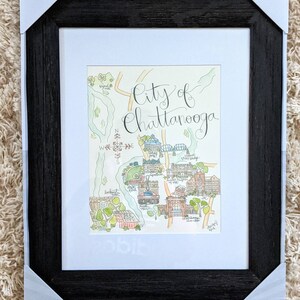 MTSU Middle Tennessee State University Murfreesboro TN Map | Etsy