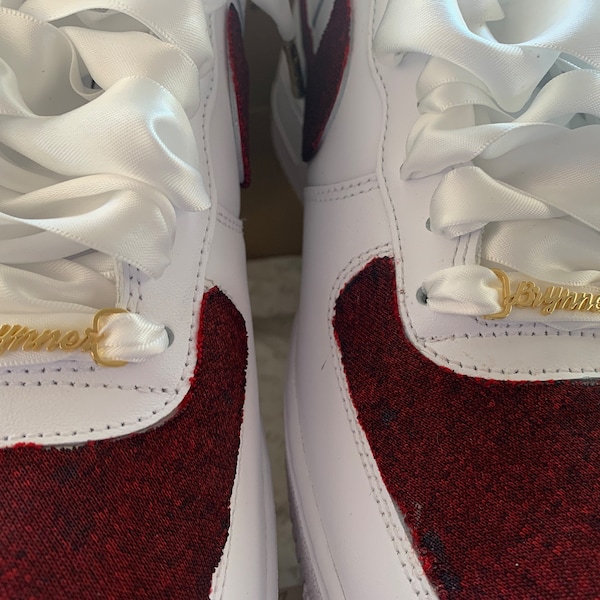 Personalized Name Shoe Nameplate in Gold, Silver & Rose Gold | Custom ...