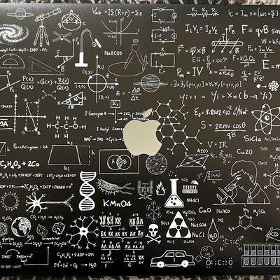 Science MacBook Case Black Men MacBook Pro 13 Inch 2018 Air 13 Pro 15 ...
