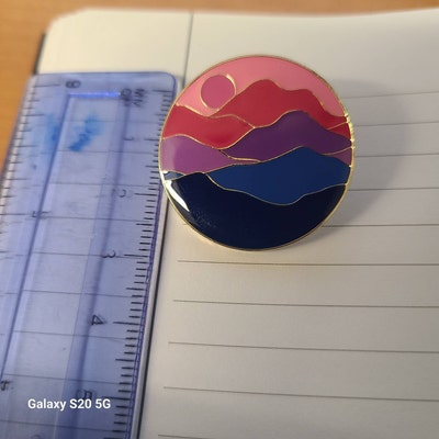 Subtle Bisexual Flag Enamel Pin Enamel Cute Pin Set Pins Laple Pin Hard ...