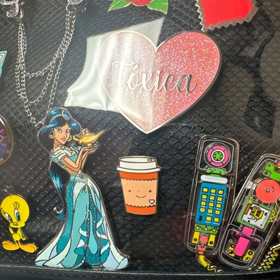 Happy Heart Pin Gold Heart Enamel Pin Gold Heart Lapel Pin Gift for ...