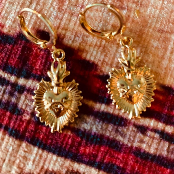 14K Gold Filled Miraculous Medal With Cross Necklace | Catholic Jewelry ...