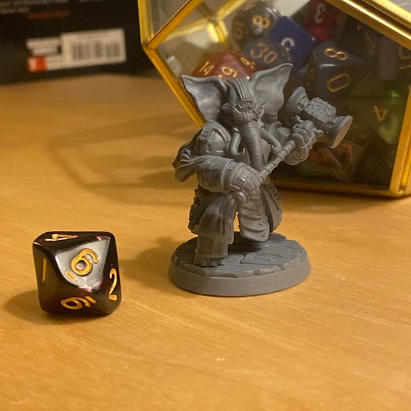 Loxodon Cleric - D&D - Elephant - Cleric - TTRPG - 32mm Miniature ...