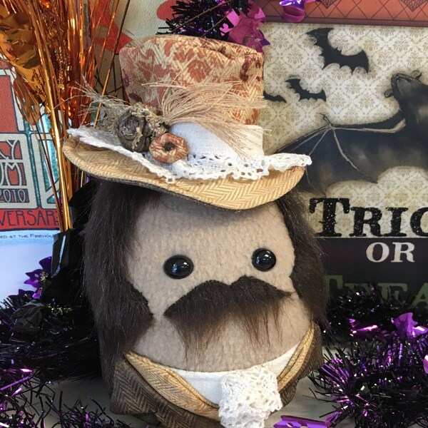 Mustached Motorcycle Plushie, Plush Stuffed Man, READY TO SHIP - Etsy