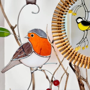 Reindeer Stained Glass Window Hangings Christmas Ornaments - Etsy