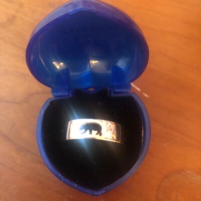 Bear Couple Set Promise Ring Bear Jewelry, Bear Ring, Alternative ...