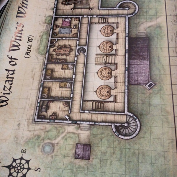 Castle Ravenloft Full Size Adventure Map Bundle - Quality Prints on ...