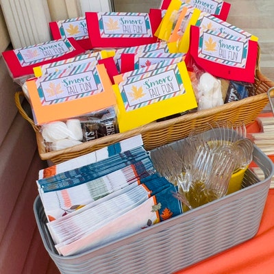 Printable S'more Fall Fun Favor Bag Topper for Fall Party. S'mores ...