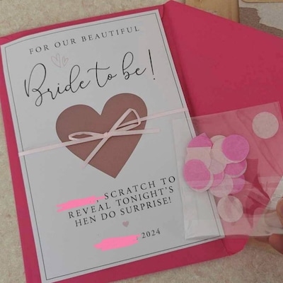 Personalised Bride Hen Do Invite. Bride to Be Hen Party Invitation ...