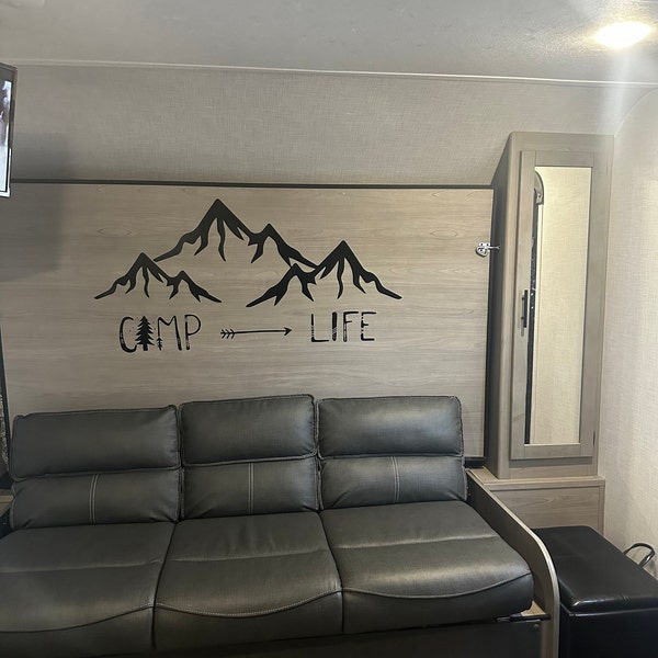 Mountain Range Decal - Multiple Colors and Sizes Available - Car Decal ...