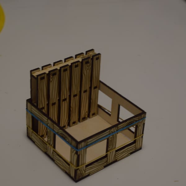 Boxed Pallet Coaster Svg Files, Vector Files for Wood Laser Cutting - Etsy