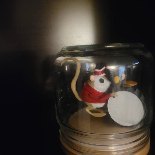Tiny Drummer Coraline Circus Mouse Figure Display Circus Mice - Etsy