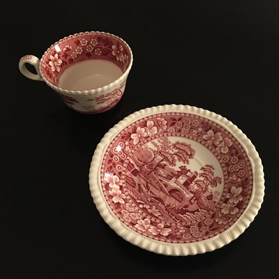 Rare Aynsley T.goode & Co.,ltd London Tudor Green Wavy Edge Teacup and ...