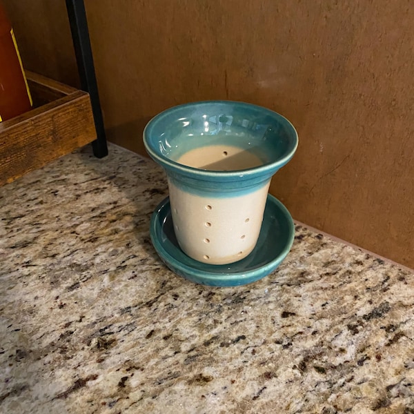 Ceramic Tea Infuser With Lid, Loose Tea Infuser, Tea Infuser for Tea ...