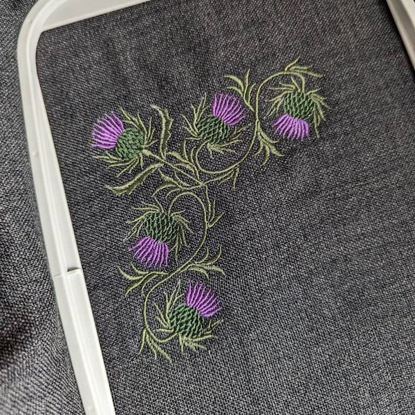 Flower Corner Folk, 2 Sizes, Machine Embroidery Designs Instant ...