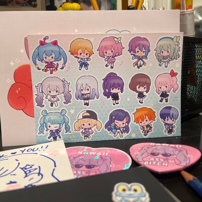 Colorful Stage Sticker Sheet - Etsy