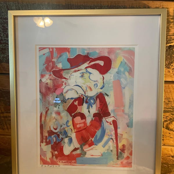 Ole Miss Rebels "classic Colonel Reb" | Archival-quality Art Print by ...