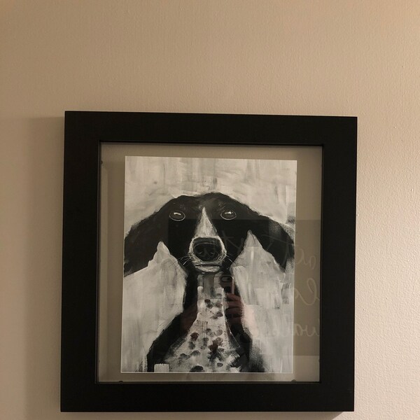 COW Expressionist Style Farm Animal Art on Canvas * Giclee Print of the ...