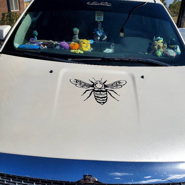 Honey Bee Decal, Car Decals, Wasp Stickers, Laptop Decal, Beekeeper ...