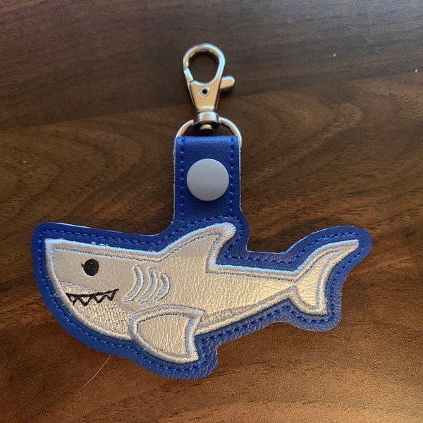 Shark Keychain, Shark Key Chain, Shark Keyring, Shark Keyfob, Shark ...