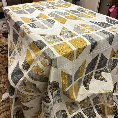 Moda Spring Brook by Corey Yoder Allover Floral Bouquet Print in Stone ...