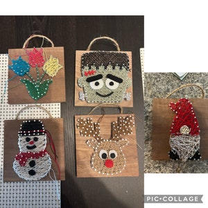 Winter JOY String Art PATTERN DIY Christmas Holiday Adult Art Craft ...