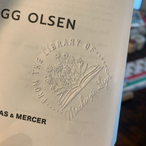 Book Embosser Custom Made for You to Personalize Library Books! Choose ...
