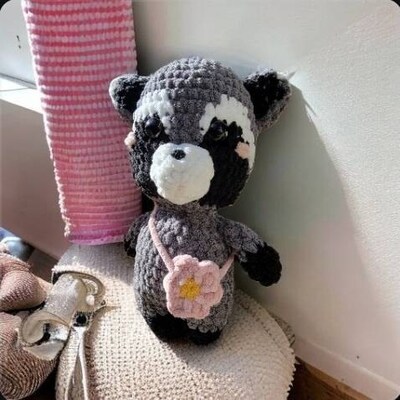 Crochet Pattern Chocho the Raccoon, Cute, Soft Toy, Handmade, Amigurumi ...