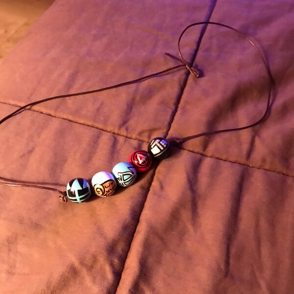 Percy & Annabeth's Camp Half Blood Bead Necklace (no Clasp) - Etsy Canada