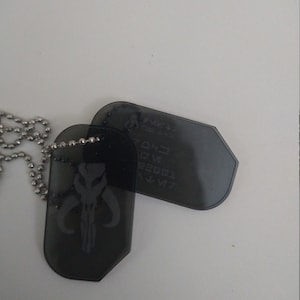 Star Wars-inspired Dog Tags Customized in Aurebesh - Etsy
