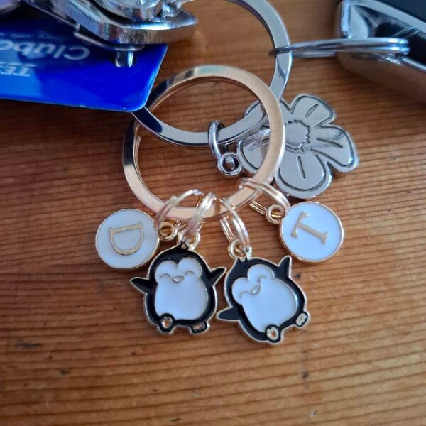 PERSONALISED BUNNY KEYRING/ Rabbit Keychain/ Token Gift/ Easter Gift ...