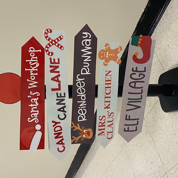 Christmas Sign Post for Laser Cutting and Cricut, Christmas Sign Svg ...