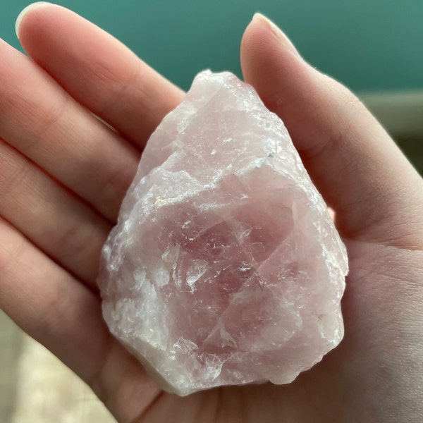 Raw Rose Quartz, Deep Pink Calming Rose Quartz, Energy Vibration of ...