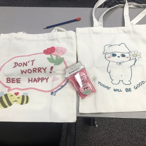 Cute Gachapon Tote Bag Mochi and Friends Reusable Bag - Etsy