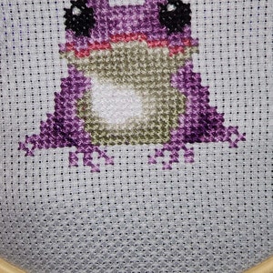 Frogs Cross Stitch Pattern PDF Bundle Blue Green Frog - Etsy