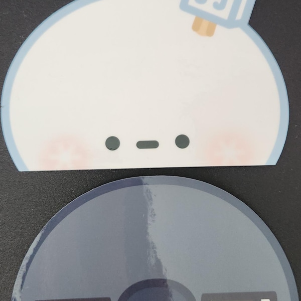 Love and Deepspace Mascot Peeker Sticker | Waterproof Car Decal | Happy ...