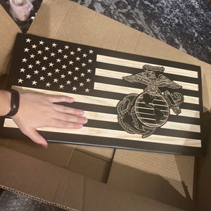 Personalized Wood Engraved Military Wall Plaques, Army, Navy, Coast ...
