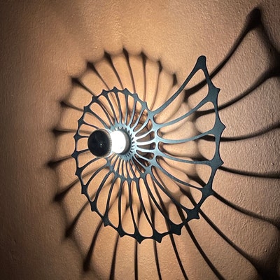 Modern Wall Lamp, Nautilus, Snail Shell, Fossil - Etsy
