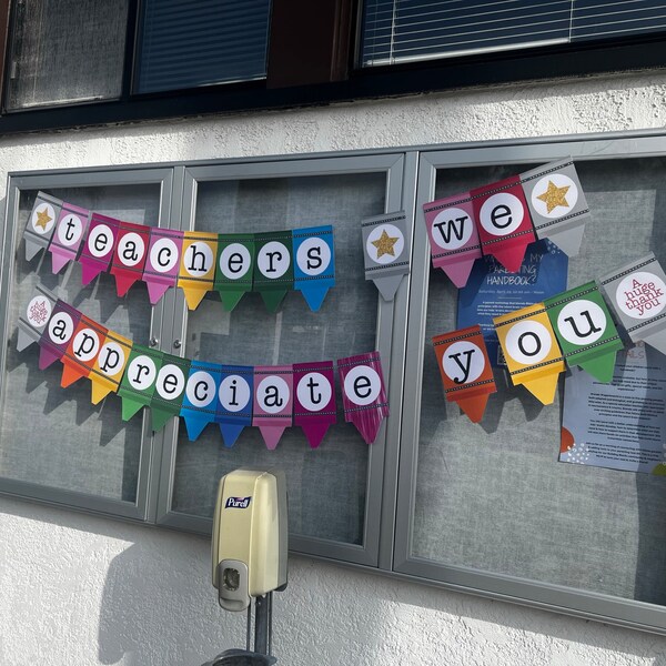Teacher Appreciation Day Banner Printable / Teacher Appreciation Week ...