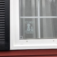 Emergency Pet Rescue Window Sticker Pets Inside Rescue Decal for Dog ...