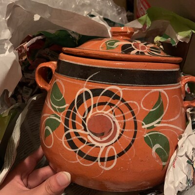 Chica Olla De Barro Mexican Bean Pot Mexico Pottery - Etsy