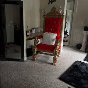 Handcrafted Santa Claus Accented Holiday Style Party Throne Chair - Etsy