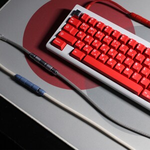 Coiled Keyboard LEMO Cable botanical - Etsy