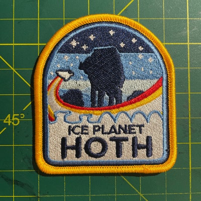 Battle of Hoth Mission Embroidered Patch Star Wars Accessory - Etsy