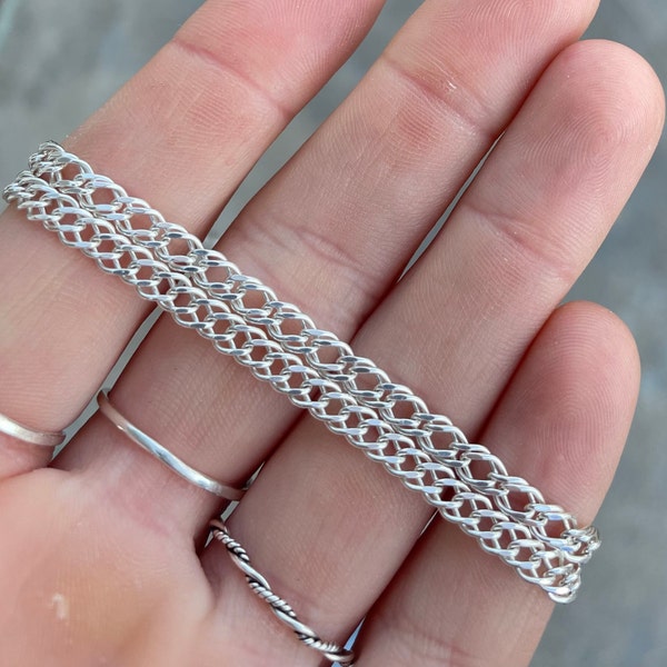 Mens Unique & Handmade Silver Chain • Vintage Silver Chain Necklace ...