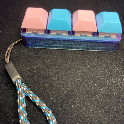 4 Keys Line Mechanical Keyboard Fidget Toy 3D Printed Fidget Toy ...