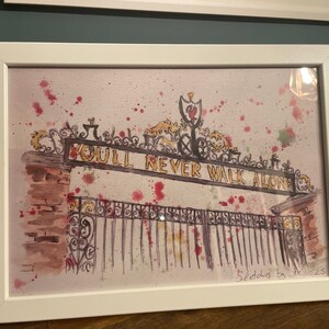 Shankly Gate Watercolor Art Print - Etsy