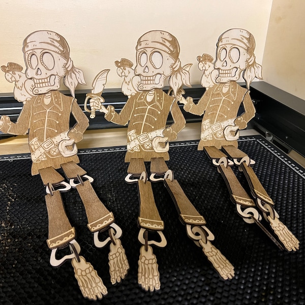 Skull Skeleton Laser Cut File Halloween Mariachi Dios De Los Muertos ...